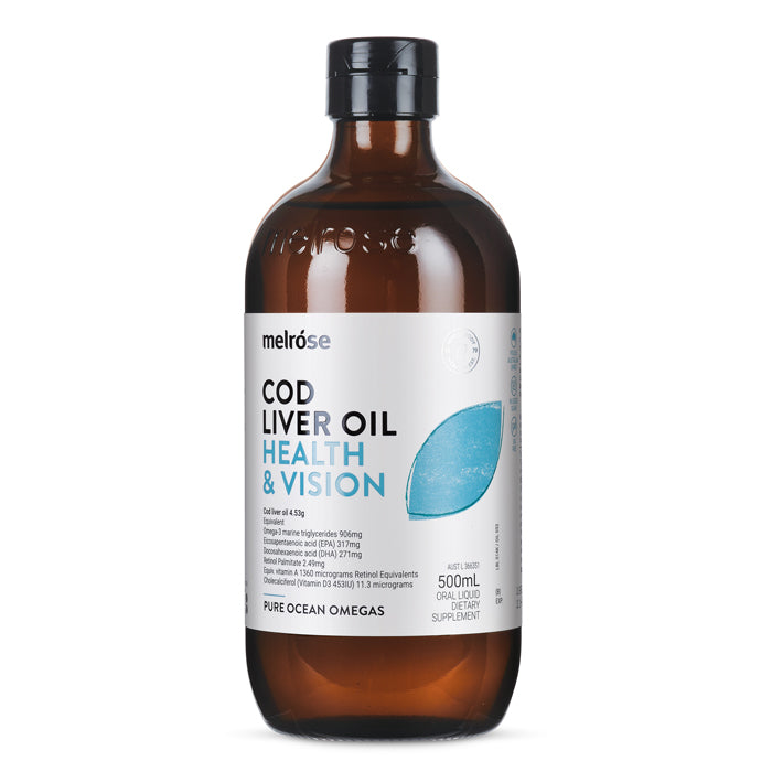 Cod Liver Oil 500mL – Melrose Health