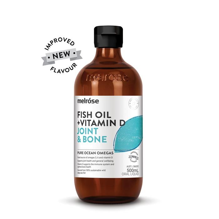 Fish Oil + Vitamin D 500mL – Melrose Health